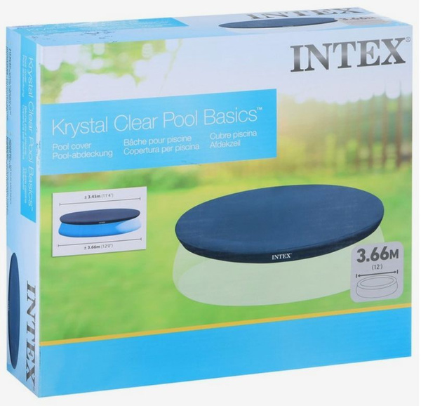 Покрывало - тент Easy Set 366 см, для круглого бассейна с надувным ...