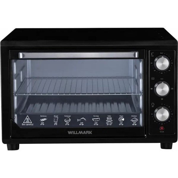 Мини-печь WILLMARK WO-503B, черный, 45 л купить по низкой цене с доставкой в интернет-магазине ...