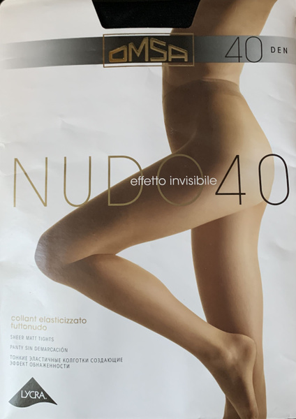 Колготки Женский Omsa, размер 2 черный Полиамид, Эластан 40 ден, рост 158-164 Сербия На любой ...