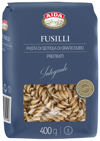 Макароны Aida Fusilli 400г - купить с доставкой по выгодным ценам в ...