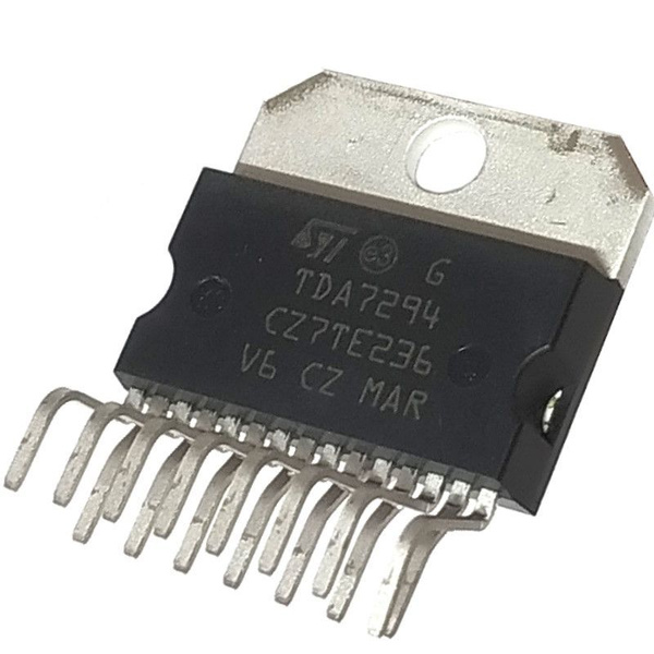 TDA7294V, Микросхема, Аудио усилитель мощности 100Вт, Моно, защита от КЗ и перегрева, корпус ...