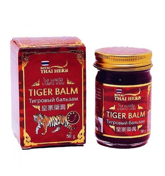 Тигровый бальзам для тела согревающий Royal Thai Herb, 50гр - купить с ...
