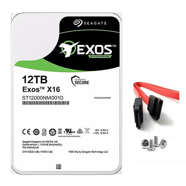 12 ТБ Внутренний жесткий диск Seagate EXOS (ST12000NM001G/ST12000NM0558 ...