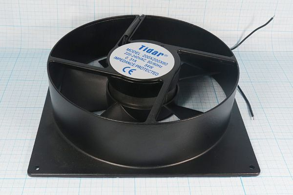 Вентилятор 220V 200*200*60 RQA20060A2HBL Square 220VAC - купить по ...