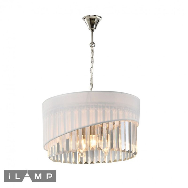 Люстра подвеснаяILAMPПодвесная люстра iLamp Casa P9508-4 Nickel, E14 ...