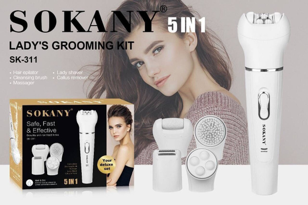 Профессиональный женский эпилятор HC-311/ 5 в 1/беспроводной - купить с доставкой по выгодным ...