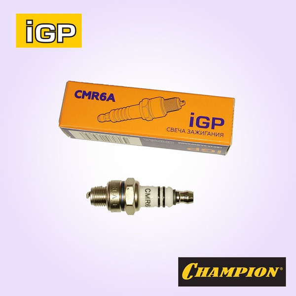 Свеча зажигания IGP CMR6A (Husqvarna 122LDx,122C,129R,129LK,Champion T334FS) - купить по ...