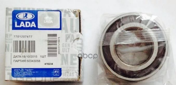 Подшипник Ступицы Колеса Lada 7701207677 LADA (Largus; Vesta, X-Ray ...