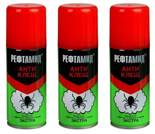 РЕФТАМИД Акарицид Экстра Антиклещ 100 мл * 3 штуки купить на OZON по ...