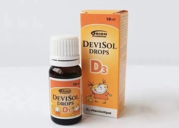 Devisol Drops финский витамин д3 для детей масляные капли 10 мл - купить с доставкой по выгодным ...