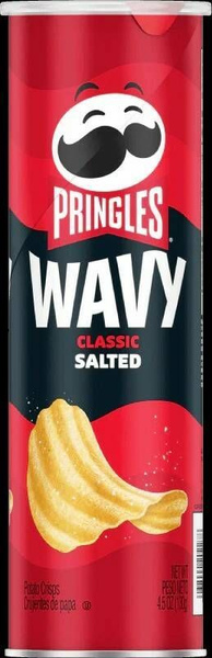 Чипсы PRINGLES WAVY CLASSIC SALTED CRISPS с солью 130 гр USA. - купить ...
