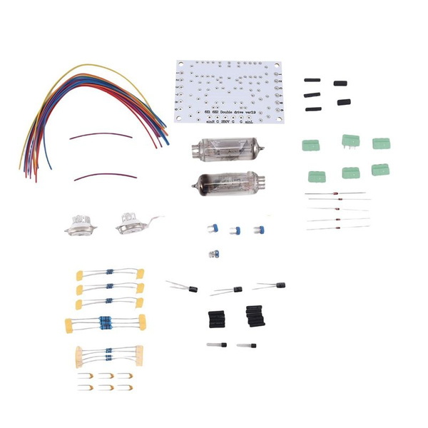 6E2 Eye Tube Indicator Driver Board Kit Двухканальный Флуоресцентный ...