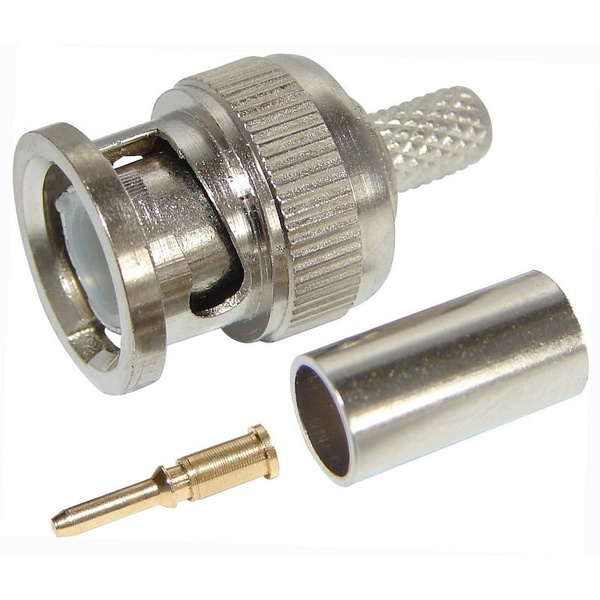 Разъем BNC (Папа) Rexant 05-3001 штекер BNC RG-58 обжим (01-001A) - купить с доставкой по ...