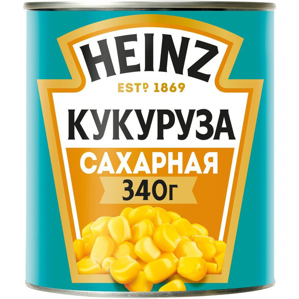 Кукуруза Heinz сладкая, 340г купить на OZON по низкой цене (1591070630)