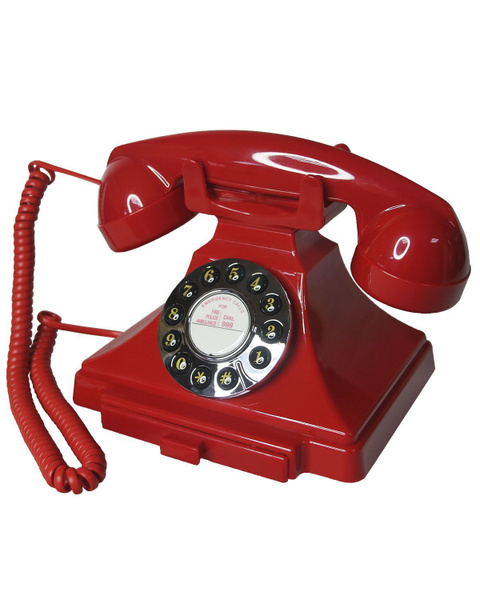 Характеристики Проводной телефон в стиле ретро GPO CARRINGTON красный ...