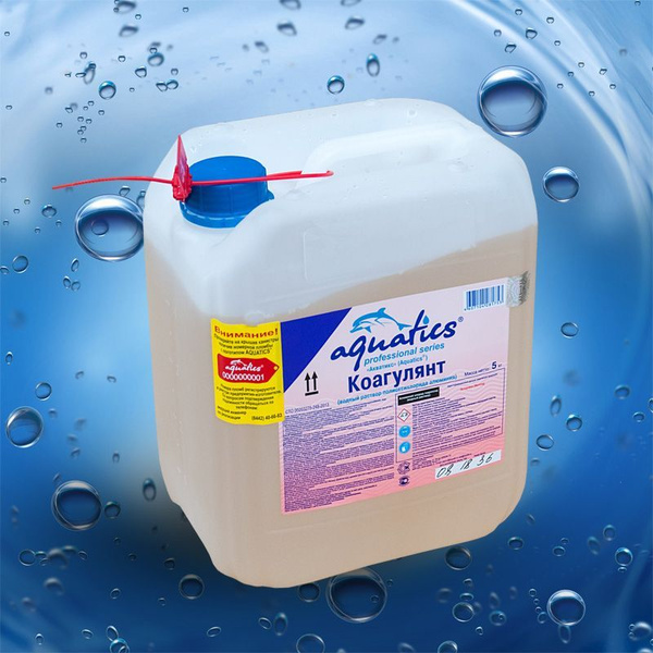 Aquatics (Каустик) коагулянт жидкий 5 л (5 кг) - купить с доставкой по ...