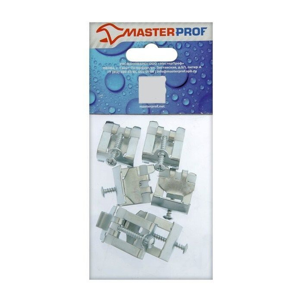 Крепление для врезной мойки MasterProf, 6 шт. - купить в интернет-магазине OZON по выгодной цене ...