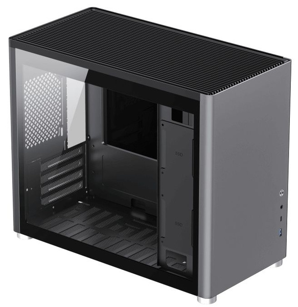 Корпус компьютерный GameMax Spark Grey (Spark Grey), Micro-ATX, Mini ...