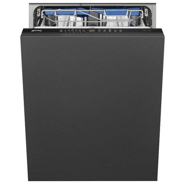 Встраиваемая посудомоечная машина Smeg STL342CSL, серебристый купить по ...