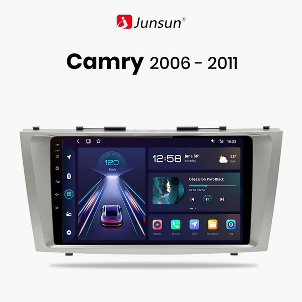 Junsun Автомагнитола для Тойота Камри 40 50 2006-2011 ,2 + 32 ГБ Wi-Fi ...