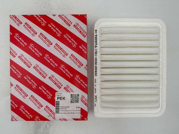 Фильтр воздушный Toyota 178010D060 - купить по выгодным ценам в ...