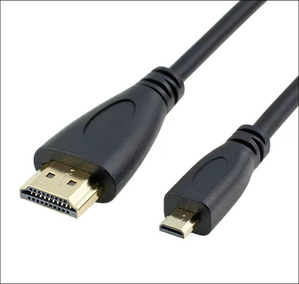 Кабель microHDMI, HDMI Кабель-переходник HDMI - Micro HDMI (Черный ...