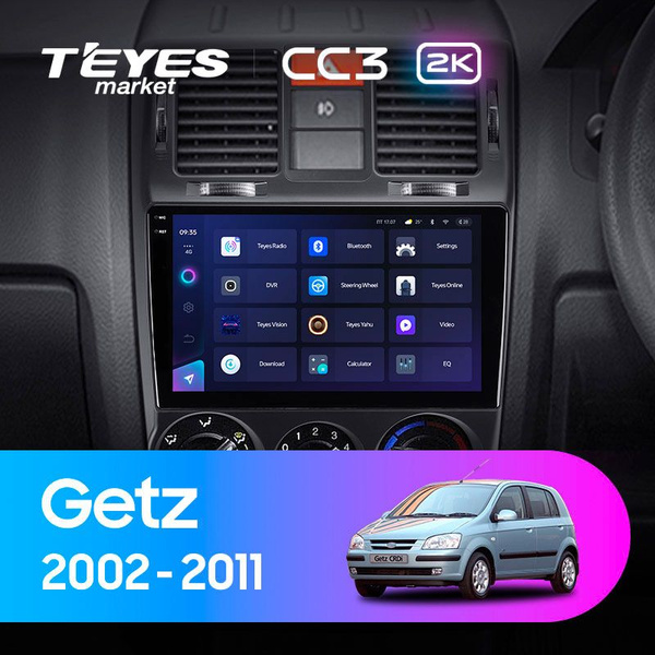 TEYES Магнитола CC3 2K 6 Gb 9.5" для Hyundai Getz 1 Вариант ...