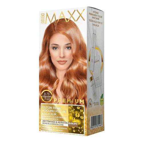 MAXX DELUXE PREMIUM Набор для окрашивания волос HAIR DYE KIT 8.73 ...