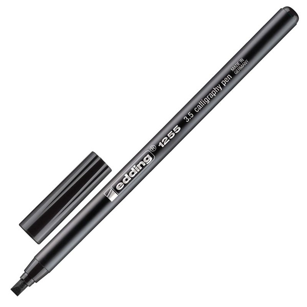 Ручка. Фломастер для каллиграфии E-1255 calligraphy pen 3.5 чёрный_001 ...