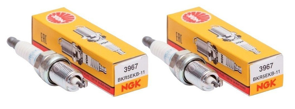 Свечи зажигания, комплект 2 шт. NGK BKR5EKB-11 (3967) для TOYOTA Land ...