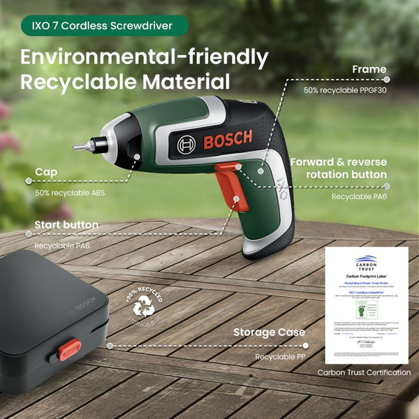 Bosch IXO7 Беспроводная электрическая отвертка D0424-0424 - купить по ...