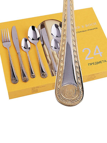 Набор столовых приборов MAYER&BOCH, стальные, 24 предмета - купить с ...