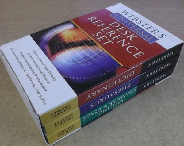 Webster's Universal Desk Ref Set 3 Book Slipcase купить на OZON по ...