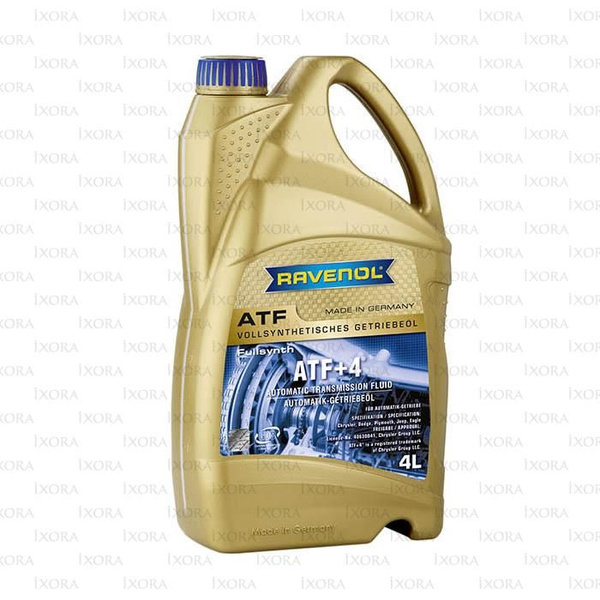 Ravenol масло трансмиссионное ravenol atf+4 fluid (4л) 4014835732193 ...