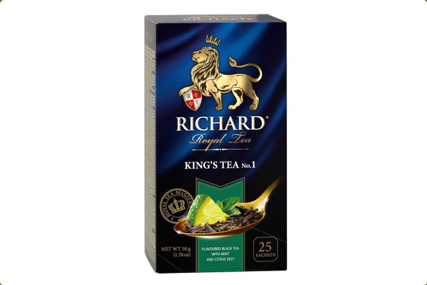 Чай Richard Royal Lemon ароматизированный (1.7г х 25шт), 42г - купить с ...