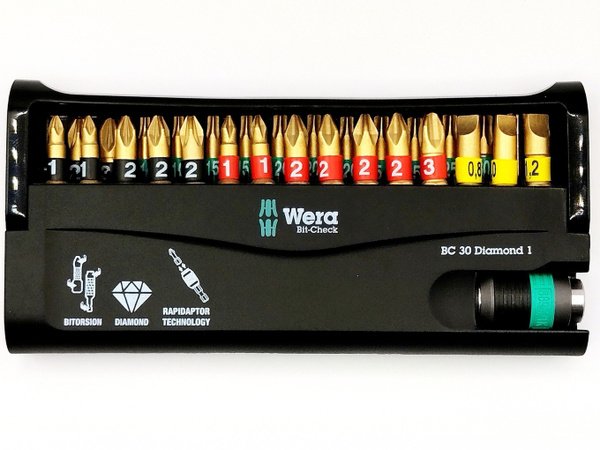 Бита Wera WE-057431, 1/4", 25 мм - купить по низким ценам в интернет-магазине OZON (708283414)