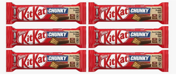 Шоколадный батончик Kit Kat Chunky Chocolate / Кит Кат Чанки Шоколад, 6 ...
