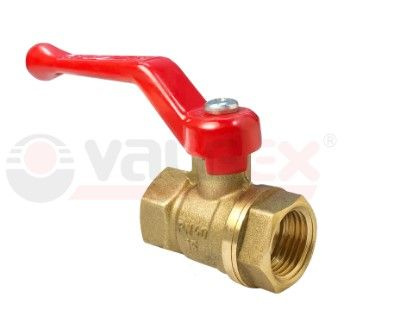 Кран шаровой латунный VALFEX VF.214 LR1.012 DN 15 PN 40 муфтовый рукоятка рычаг (1/2") - купить ...