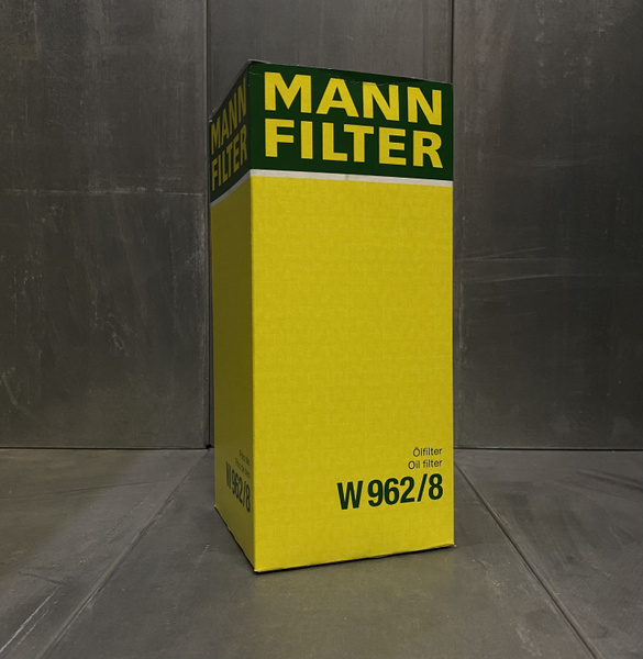 Фильтр масляный MANN FILTER W962/8 MANN-FILTER для DAF, VOLVO, ATLAS COPCO, BOMAG - купить по ...