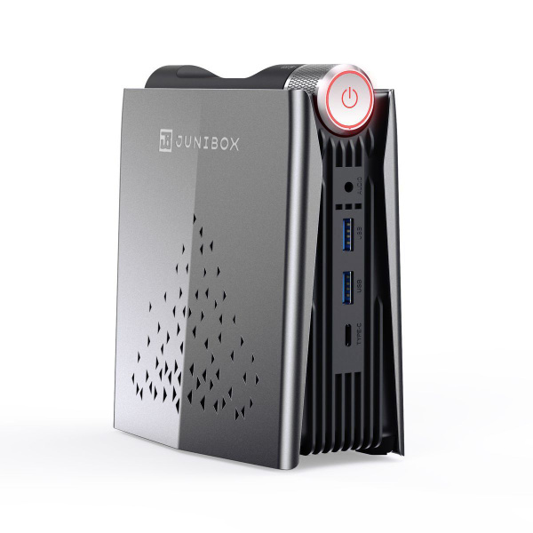 JuniBox Мини-ПК (AMD Ryzen 5 5600U, RAM 16 ГБ, SSD 512 ГБ, AMD Radeon Graphics, Windows 10 Pro ...