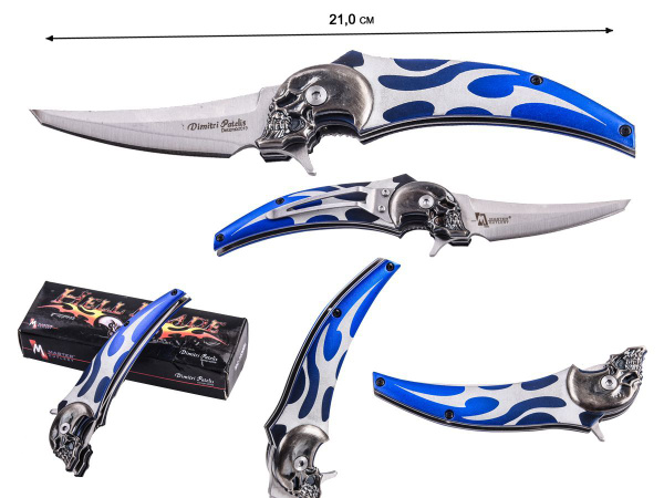 Авторский нож с черепом Master Cutlery Hell Blade by Dimitri Patelis ...
