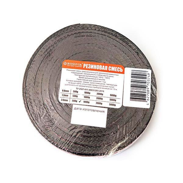 Резина сырая ROSSVIK (РС-500) 3мм купить по выгодной цене в интернет-магазине OZON (442974451)