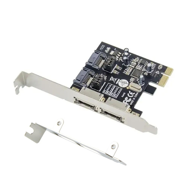 Контроллер PCI-E Asmedia ASM1061 2 x SATA, 2 x eSATA, SATA 3.0 6Gb/s ...