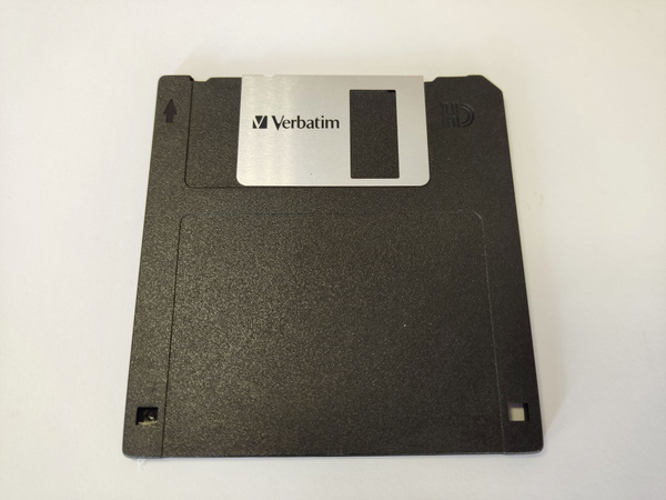 Verbatim Диск для записи Дискета, 1,44 МБ, 1 шт - купить с доставкой по ...