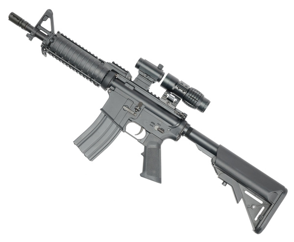 Страйкбольный автомат Cyma M4 RAS II CM005 (6 мм, Weaver ...