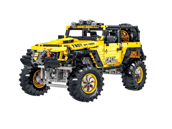 Конструктор MORK Желтый внедорожник, 022010-3 - купить с доставкой по ...