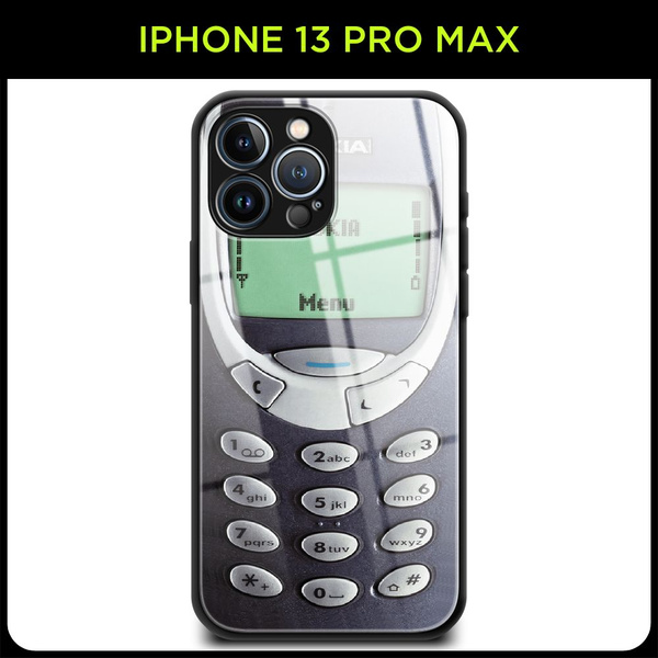 Стеклянный чехол на Apple iPhone 13 Pro Max / Айфон 13 Про Макс с ...