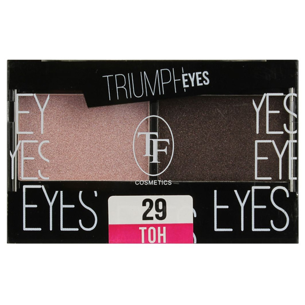 TF cosmetics Тени для век двухцветные Triumph Eyes, тон 29 Пыльный ...