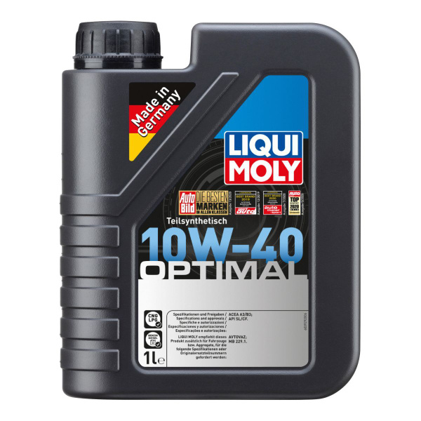 Масло моторное Liqui Moly 10W-40 Полусинтетическое - купить в интернет ...