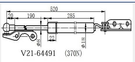 амортизатор багажника jett v21-64491 - JETT арт. V21-64491 - купить по ...